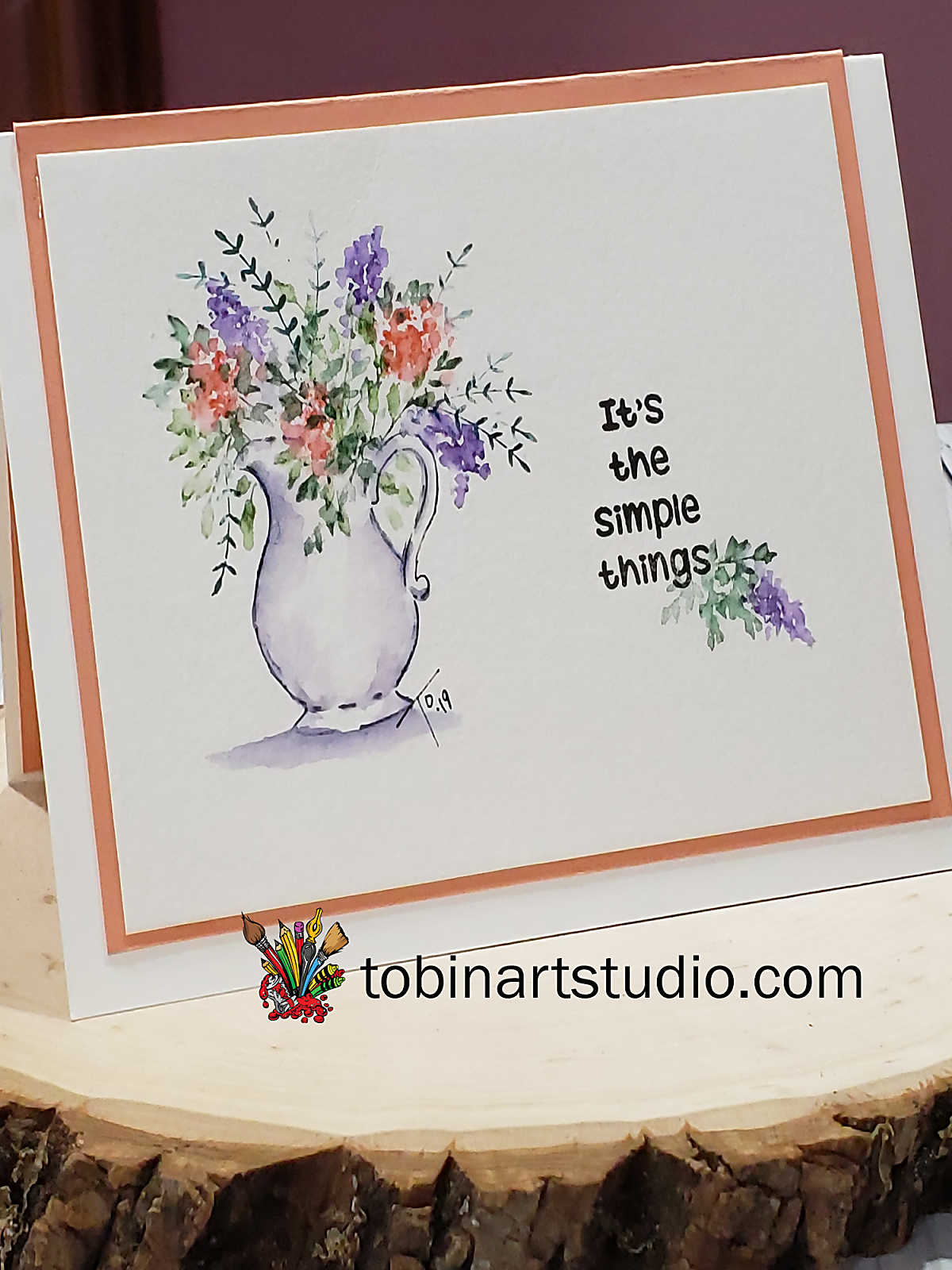 Simple Things Vase | Watercolor Weekend | Art Impressions | TOBin Art ...