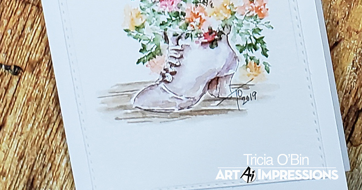 Vintage Flowers | Watercolor Weekend | Art Impressions Stamps | TOBin ...