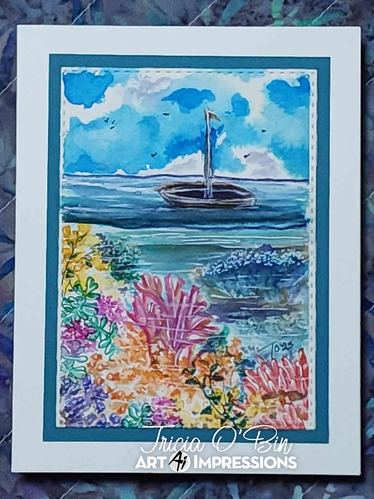 Coral Reef | Watercolor Weekend | Art Impressions - TOBin Art Studio
