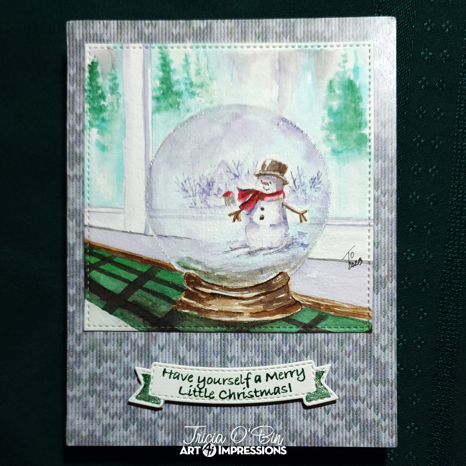 Watercolor Weekend | New Format - 2 Cards!! | Art Impressions - TOBin ...