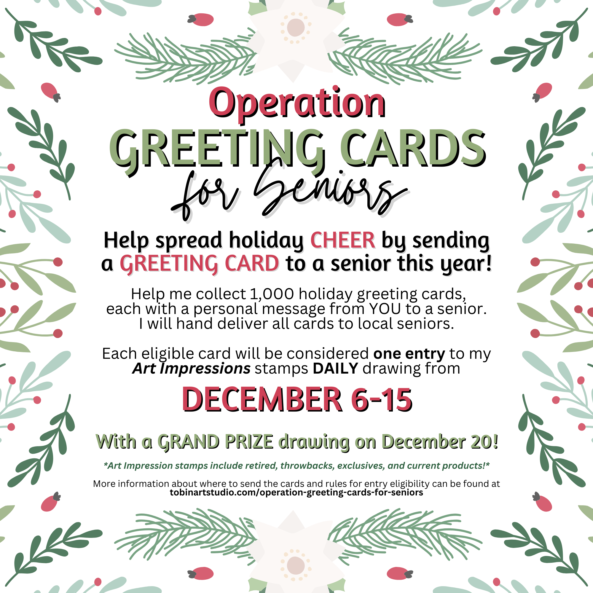 Operation Greeting Cards for Seniors | Art Impressions Giveaways ...